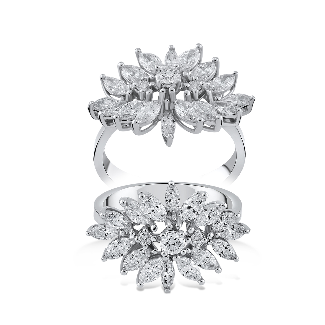 1,16 Karat Pırlanta Markiz Yüzük 2800021555 / D Diamond